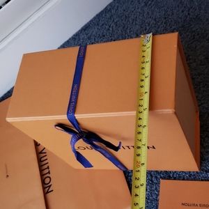 Louis Vuitton | Bags | Louis Vuitton Gift Box And Lv Shopping Bag ...